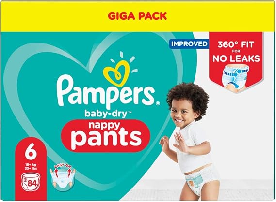 Pampers Baby-Dry 81681816 pannolino usa e getta Ragazzo/Ragazza 6 84 ...