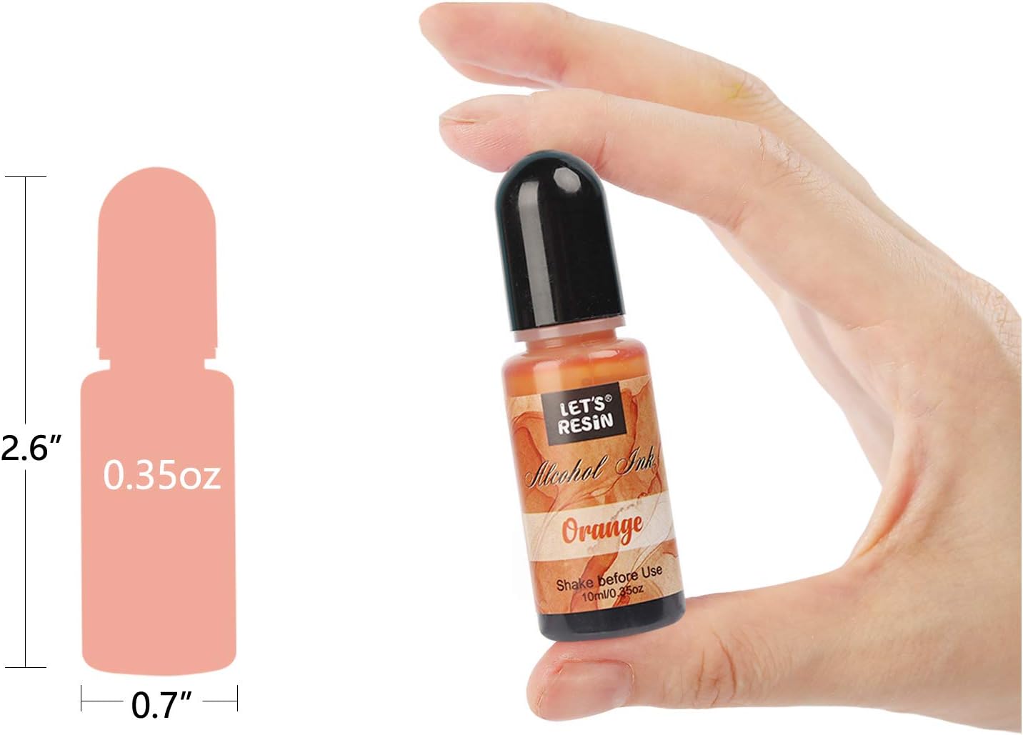 LET’S RESIN Alcohol Ink, 22 Vibrant Colors Alcohol Ink Set, Super ...