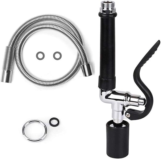 Handheld Dishwasher Kitchen Taps Pre-Rinse Spray Head with 38inch ...