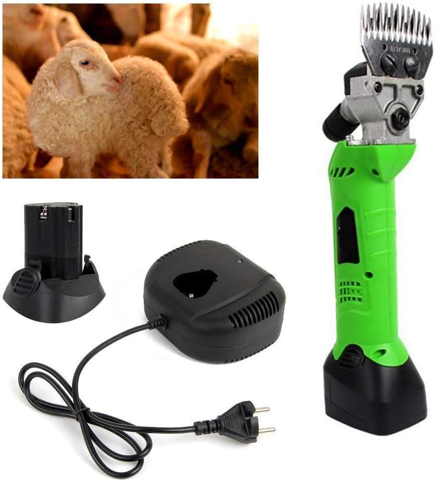 Cordless Shears Electric Clipper Machine for Sheep Cattle Horse, Built ...