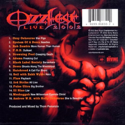 System of a Down Album: «Ozzfest 2002 Live Album»