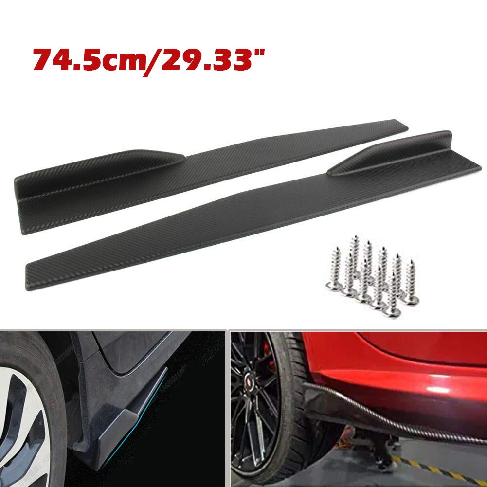 Buy SongZhi 29"/74.5CM Car Side Skirt Extension Rocker Panel Body Kit ...