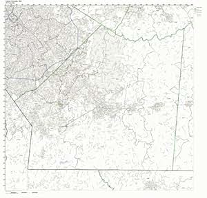 Amazon.com: Union County, North Carolina NC ZIP Code Map Not Laminated ...