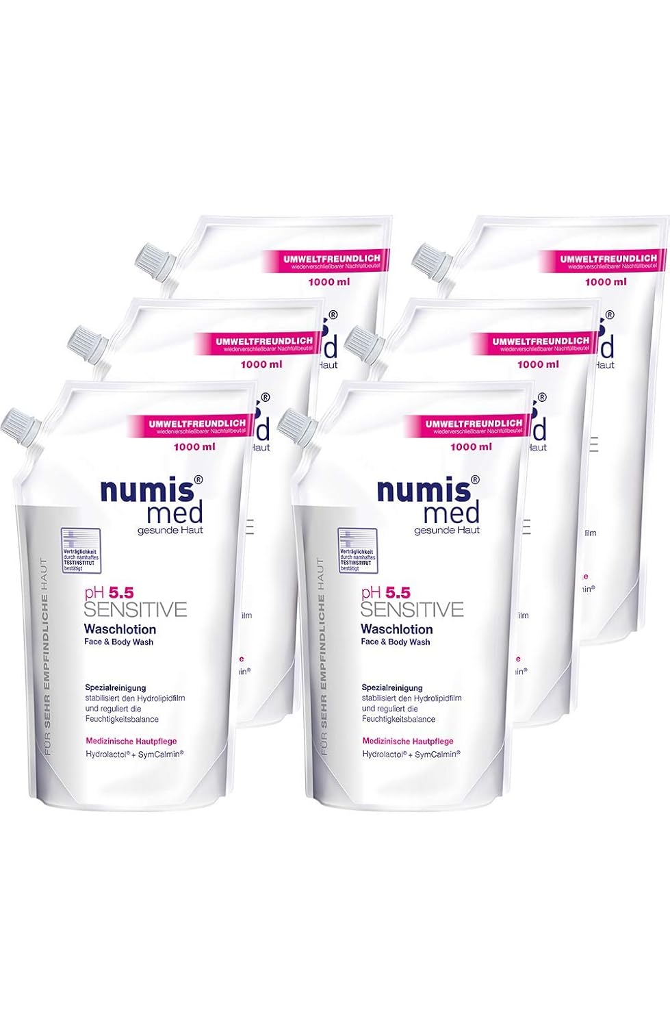 numis med Waschlotion Nachfüllbeutel ph 5.5 SENSITIVE - Körperlotion ...