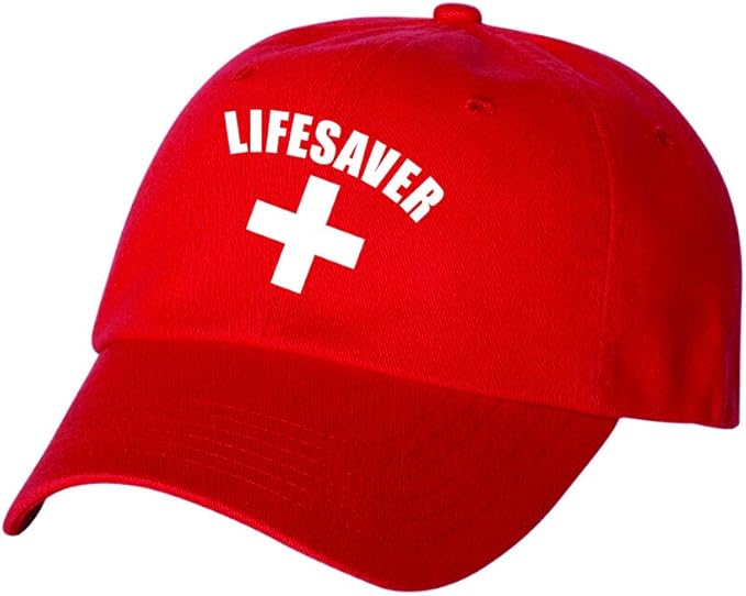 Lifeguard Baseball Hat New Lifesaver (Red): Amazon.ca: Clothing ...