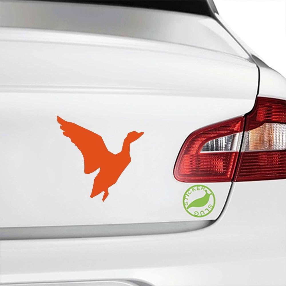 Amazon.com: Flying Duck Decal Sticker (orange, 8 inch) Orange: Home ...