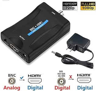 Amazon.com: BNC to HDMI Converter - Female BNC Video Component Adapter ...