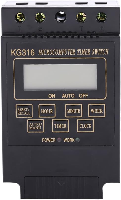 KG316T Microcomputer Timer Switch Timer Controller LCD Display Digital programmable Timer Relay ...