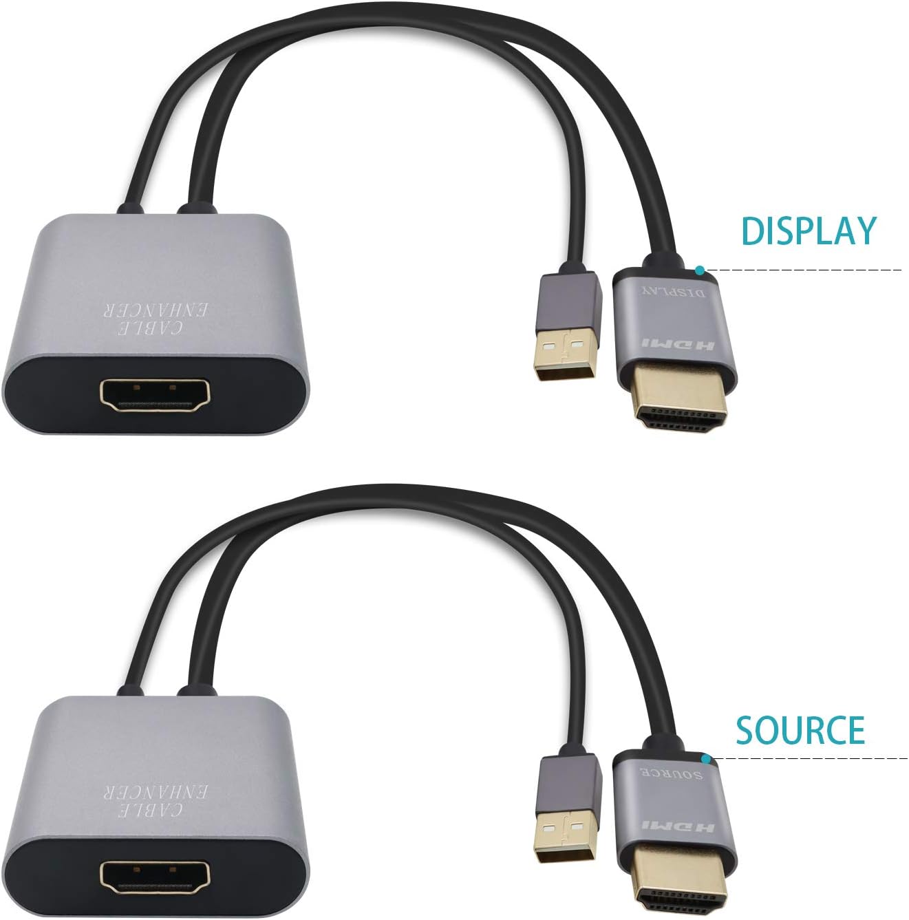 TESLUNE HDMI 2.0 Cable Enhancer, Innovative HDMI Cable Upgrader ...