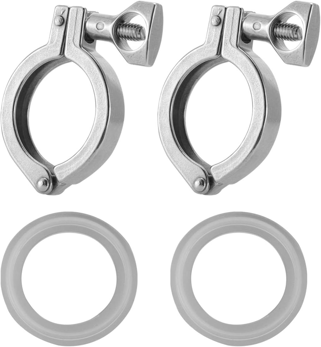 TEHAUX Heavy Duty Tri Clamp Stainless Steel 304 Single Pin with Wing ...