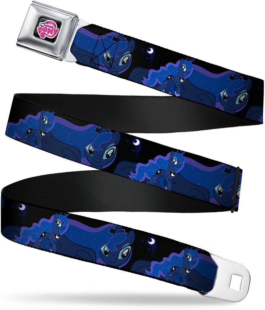 Amazon.com: Buckle-Down Seatbelt Belt - MLP Princess Luna C/U Poses - 1 ...