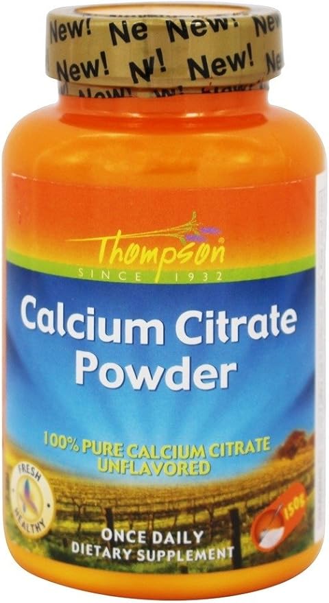 Amazon.com: Calcium Citrate Powder Unflavored Thompson 150 g Powder ...