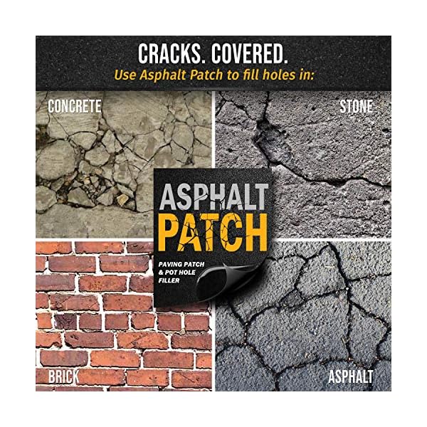 ASPHALT PATCH & POTHOLE FILLER 56 lb Pail | Pothole Repair Kit ...