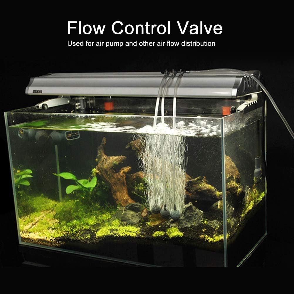 Pssopp 10PCS Stainless Steel Aquarium Flow Valve Oxygen Pump Air Volume ...