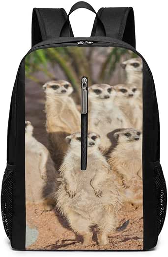 Loveful Personalized Cute Funny Animal Meerkats High School Backpack ...