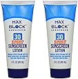 Amazon.com: Max Block 30 SPF Sport Sunscreen Lotion, 3 oz.- Pack of 2 ...