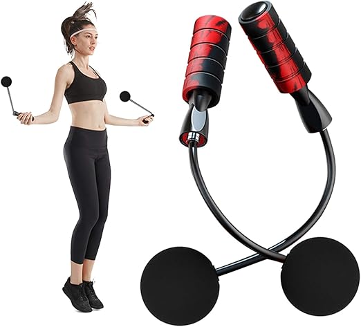 Mgotu Cordless Jumping Rope-Weighted Jumprope, Ropeless Skipping Rope ...