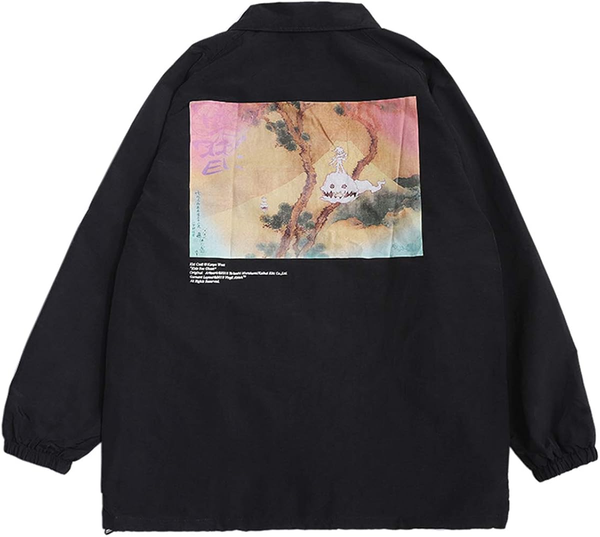 Kids See Ghosts Hiphop Rapper Coat Jacket: Amazon.co.uk: Clothing
