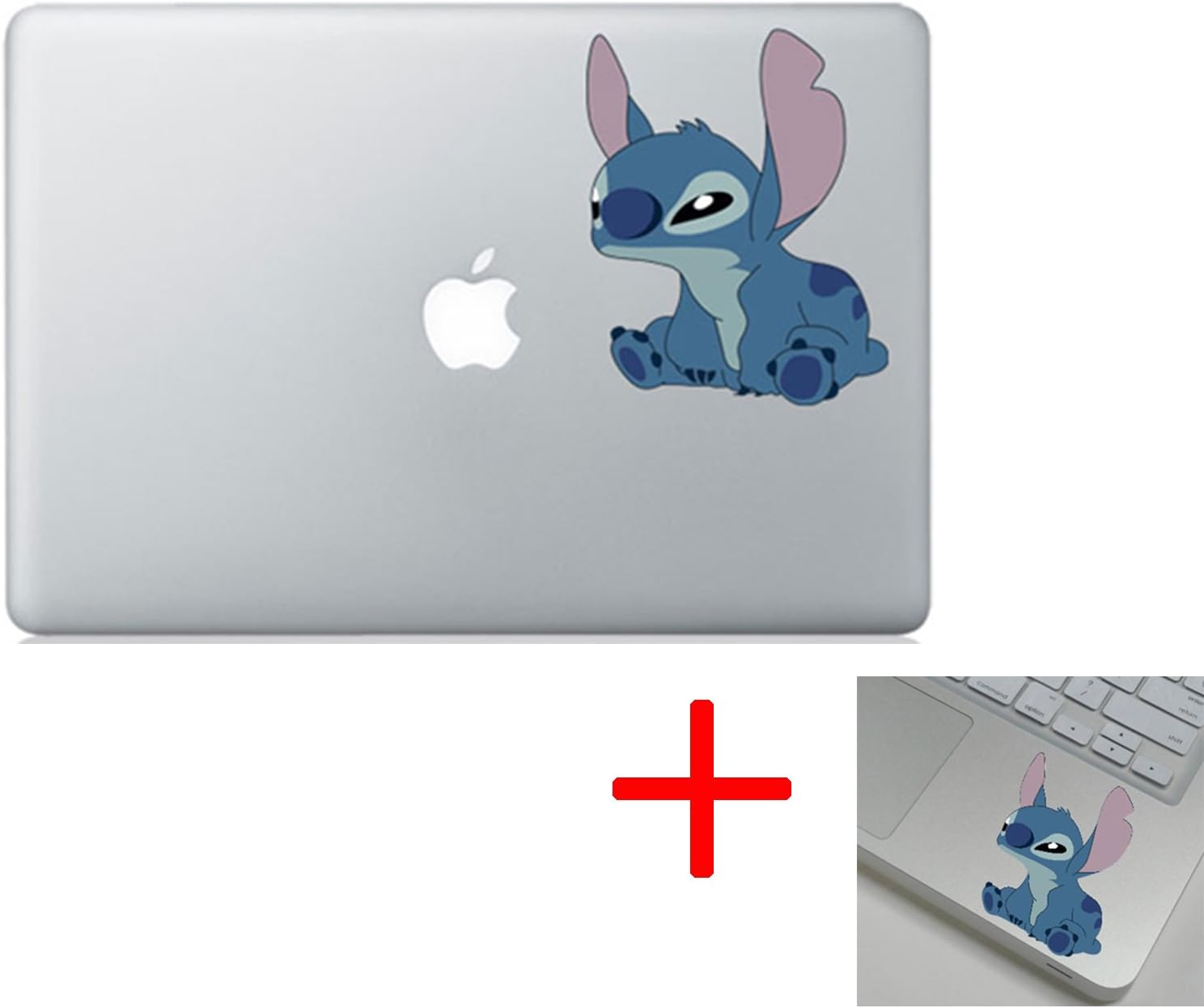 Amazon.com: Stitch Cartoon Character Decal Sticker for MacBook Laptop ...