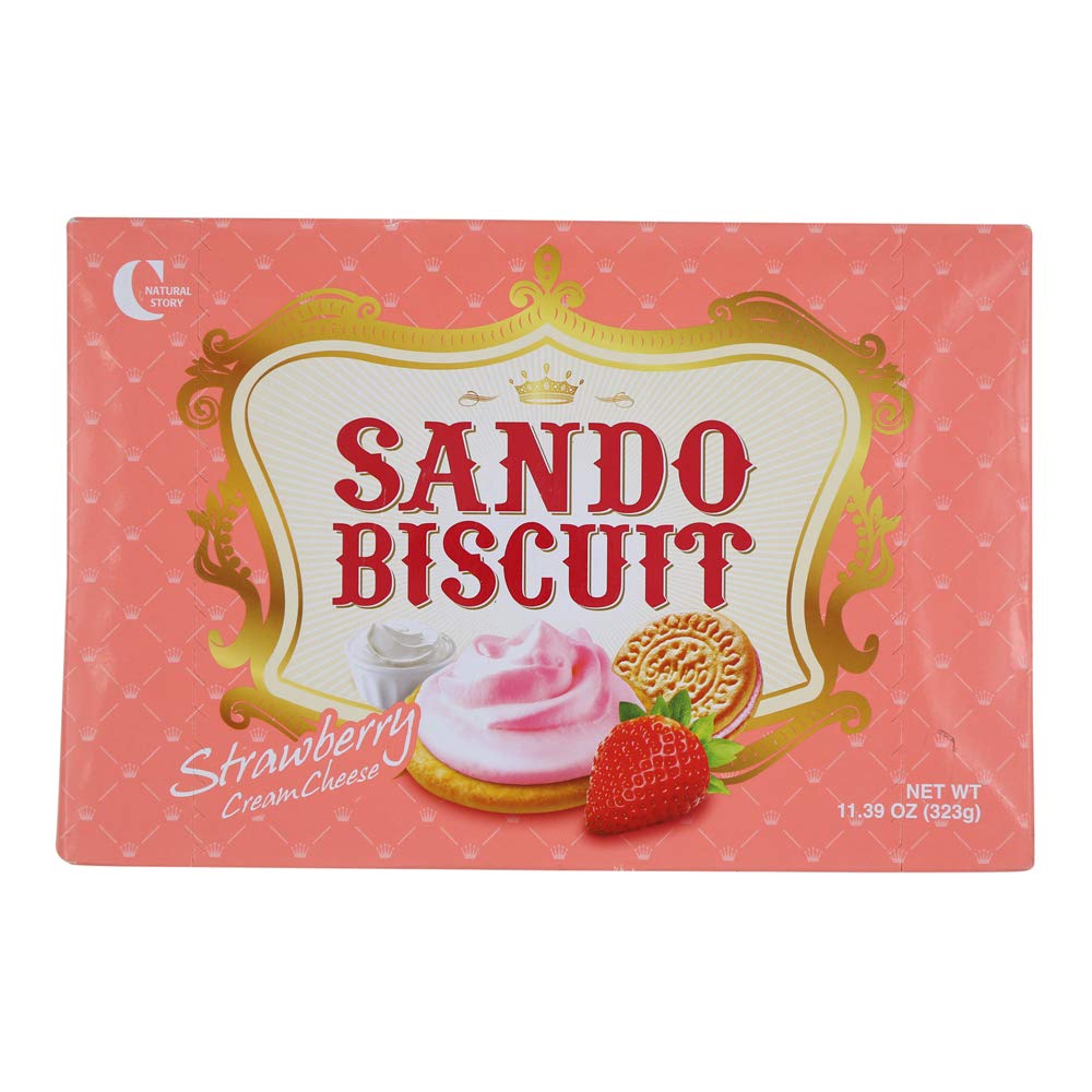 Amazon.com: Crown, Sando Strawberry Cream Cheese, 11.39 Ounce