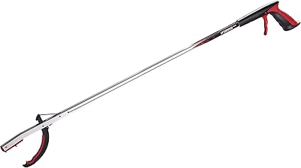 The Helping Hand Company Litter Picker Litterpicker Pro Extra Long, Red ...