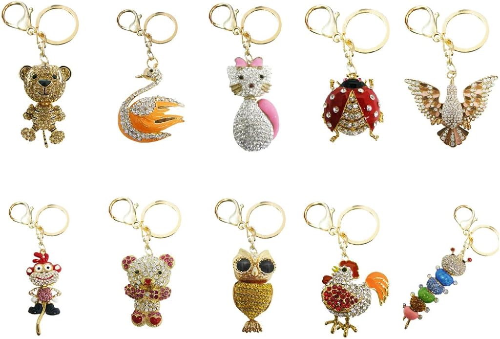 Amazon.com: Twinkle Rhinestone Key Chains - Collection: Clothing