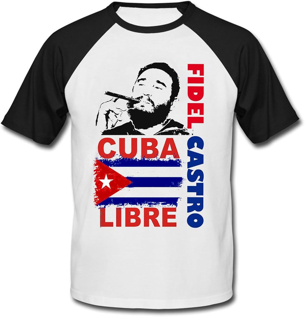 teesquare1st Men's FIDEL Castro Cuba Libre 2 Black Short Sleeved T ...