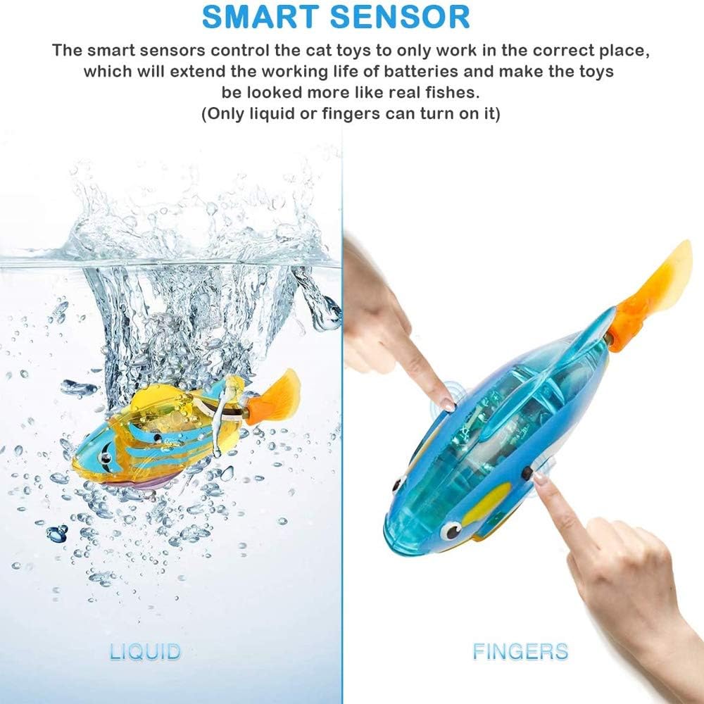 Lifelike Electronic Toy Mini Robotic Fish Swimming Robot Fish for Kids ...