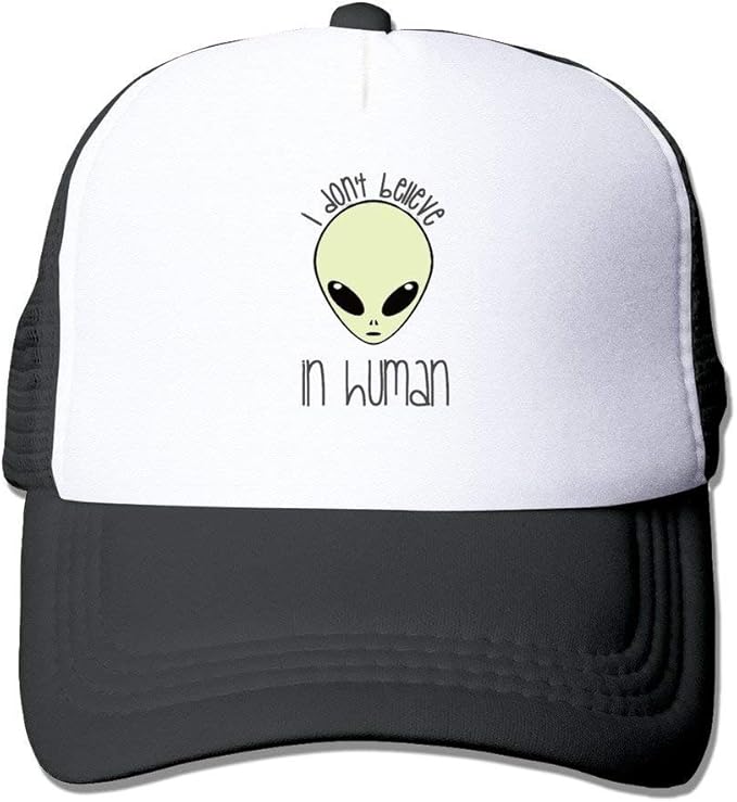 Cool Alien Life Adult Mesh Trucker Hat Cap Black : Amazon.co.uk: Clothing