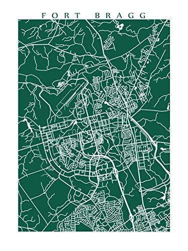 Amazon.com: Fort Bragg Map Print: Handmade