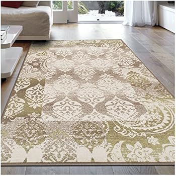 Amazon.com: Superior 8mm Pile Height with Jute Backing, Elegant Multi ...