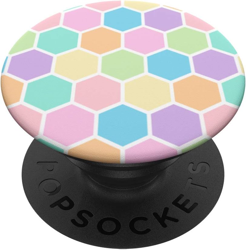 Amazon.com: Pastel Colors Pattern PopSockets Grip and Stand for Phones ...