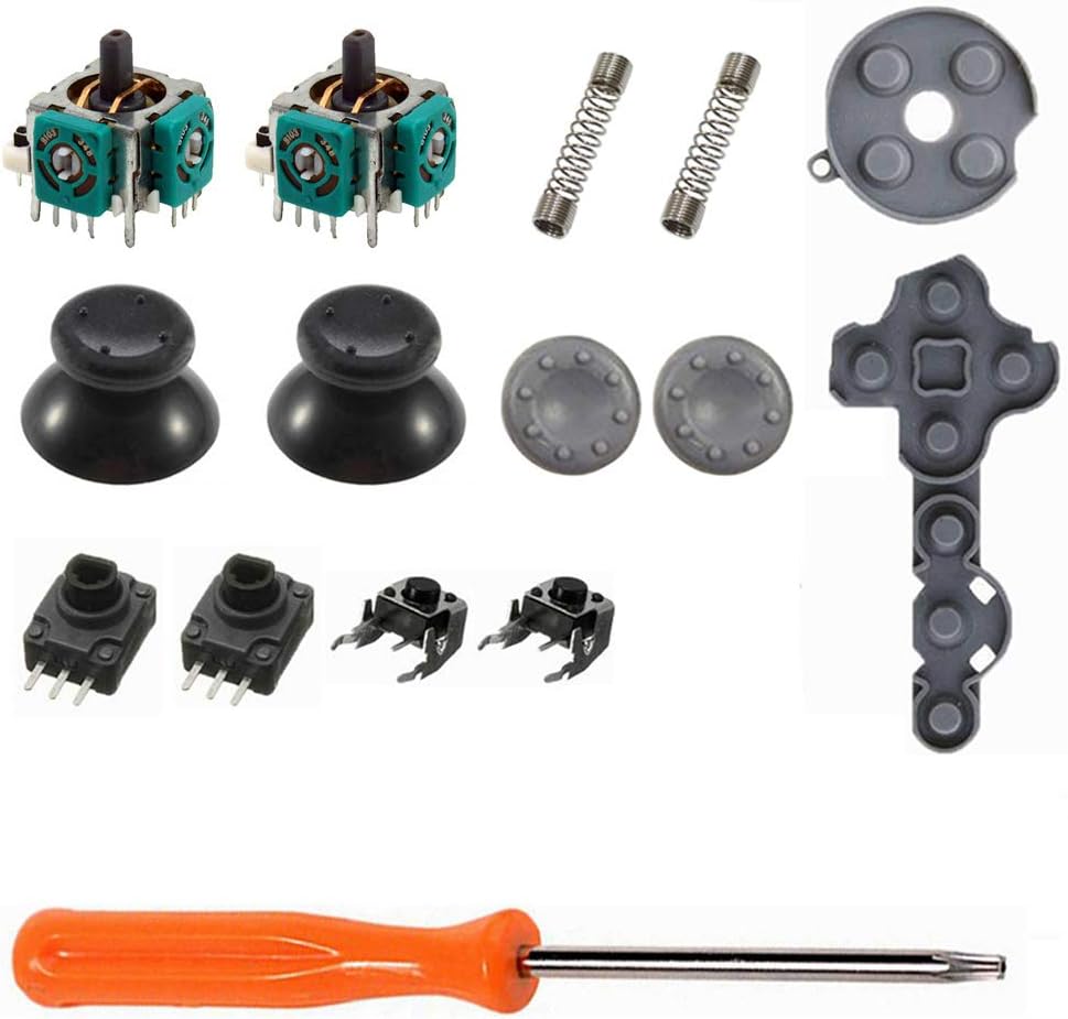 Amazon.com: Onyehn 2-Pack 3D Analog Joystick Thumb Sticks Sensor Replacement for Microsoft Xbox ...