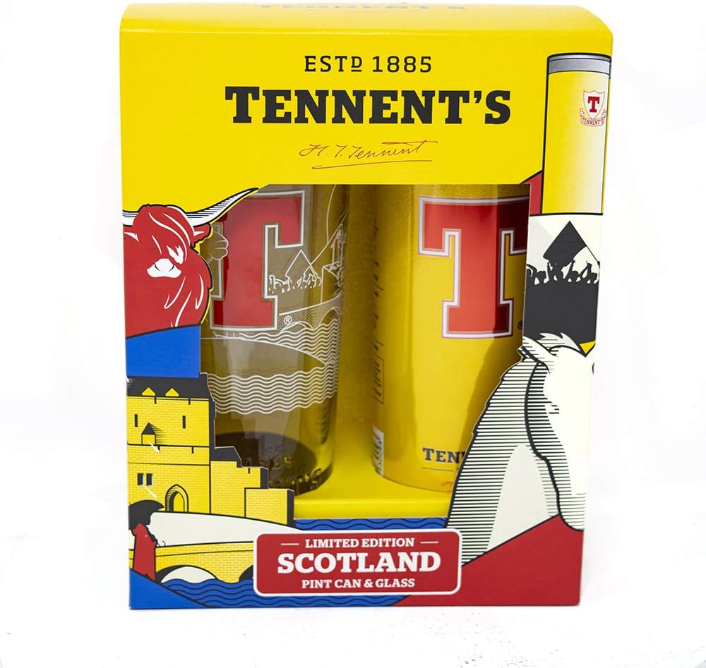 Tennent's Lagar Limited Edition Pint Can & Glass Gift Pack: Amazon.de ...