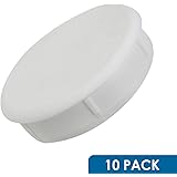 Amazon.com: 100 x Snap-On White Plastic Screw Caps / Cups & Covers for ...