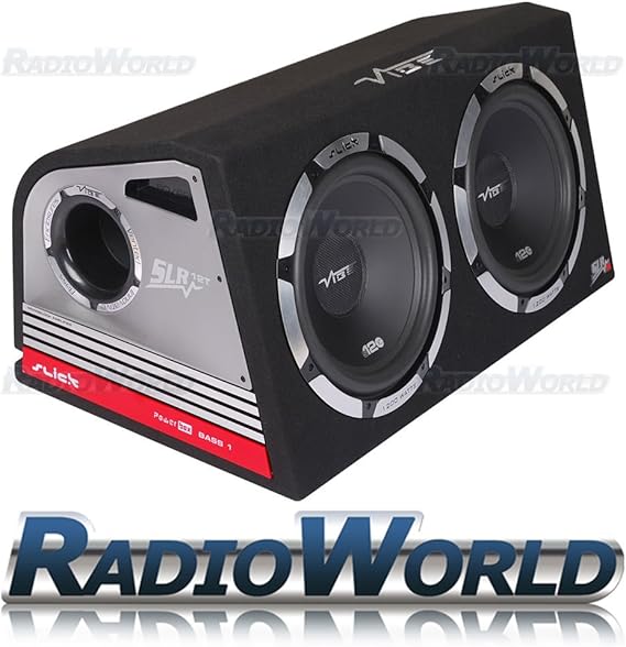 Vibe Slick SLR12TA-V2 Twin 12" Sub Subwoofer 2400W: Amazon.co.uk ...