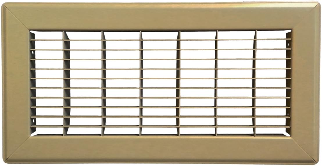 Shoemaker 1600-4X10 4"x10" Floor Grille - Brown - Heating Grilles ...