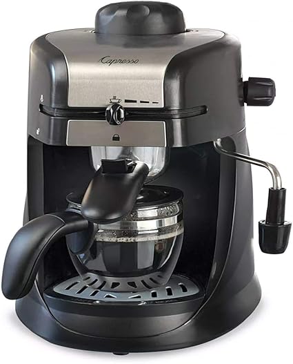 Capresso 30301 4-Cup Espresso and Cappuccino Machine + Espresso Machine ...