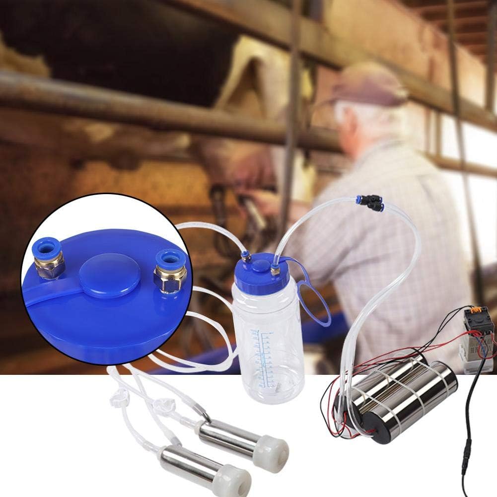 Electric Milking Machine 2L Portable Cattle Cow Milking Machine Impulse ...