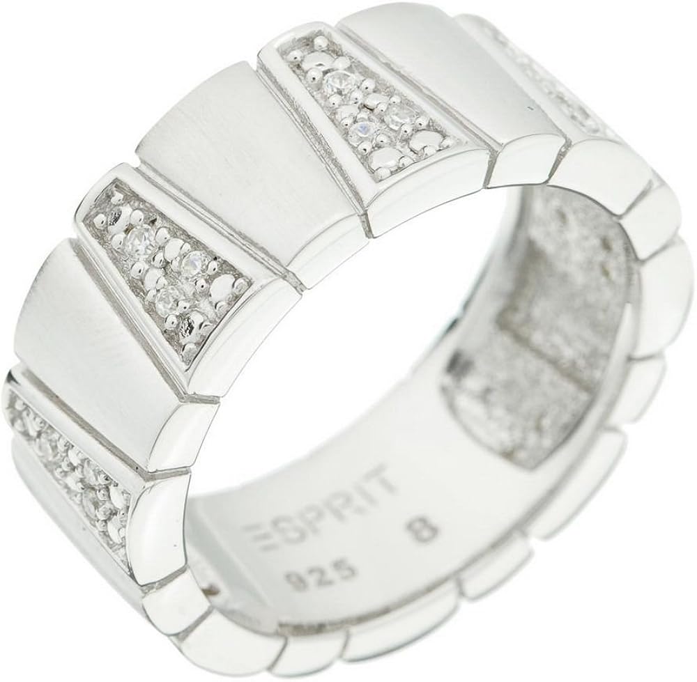 Esprit Damen-Ring Delta 925 Sterling Silber Gr. 53 (16.9) ESRG91330A170 ...