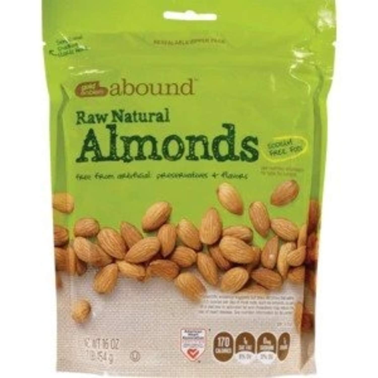 Amazon.com : Gold Emblem Abound Raw Natural Almonds, 16 OZ : Grocery ...