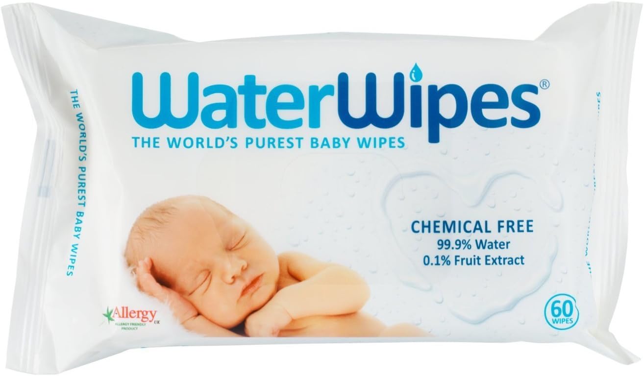 Waterwipes WaterWipes 60wipes x 2 (Pack of 2) – BigaMart
