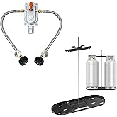 Amazon.com: Skyflame 2-Stage Auto Changeover Propane Gas Rv Regulator ...