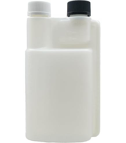100ml Chemical Two Chamber Double Neck Plastic Measuring Bottles - Twin ...