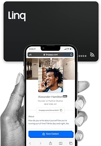 Linq Digital Business Card - Smart NFC Contact and Networking Card ...