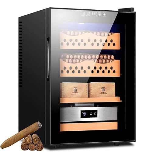 Electric Cooling Cigar Fridge,50L Cigar Humidor Cabinet,Electric Cigar ...