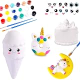 Amazon.com: KEFF Creations Paint Your own Squishy, Squishies Painting ...
