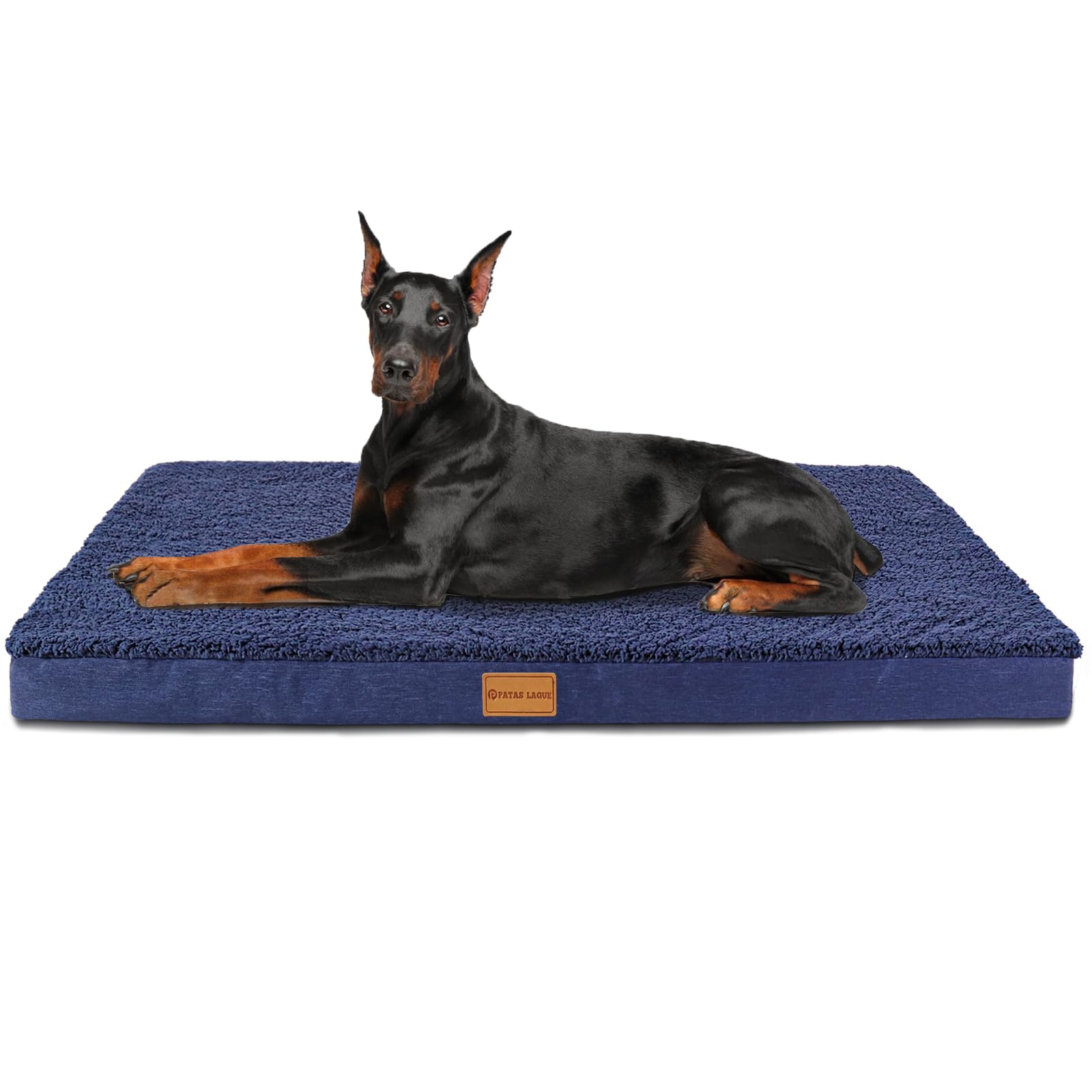Patas Lague Orthopedic Jumbo Dog Bed for Extra Large Dogs 56''X40 ...