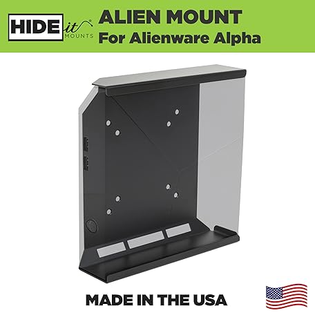 Mua HIDEit Mounts Alien Wall Mount, Black Steel Made in USA Mount for ...