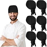 Amazon.com: DOITOOL Chef Hat Womens Cooking Hats, 1Pcs Elastic Back ...